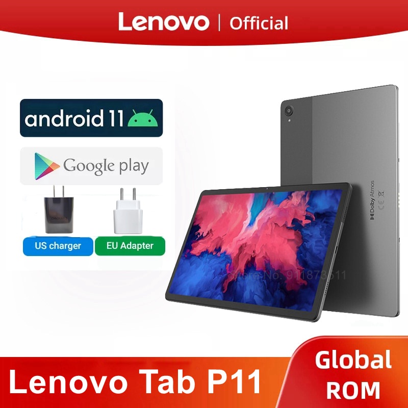 Lenovo Pad P11 Tab Xiaoxin 11 Polegadas Snapdragon Octa Core 6GB 128GB 7700mAh 2K Android 11 ...