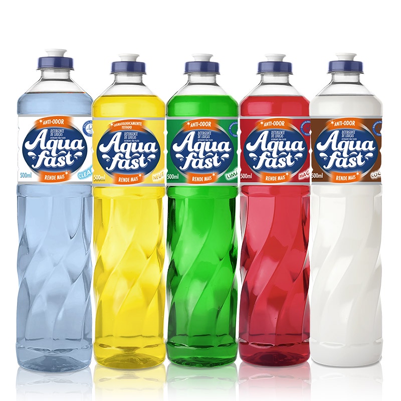 DETERGENTE LIQUIDO AQUAFAST 500ML | Shopee Brasil