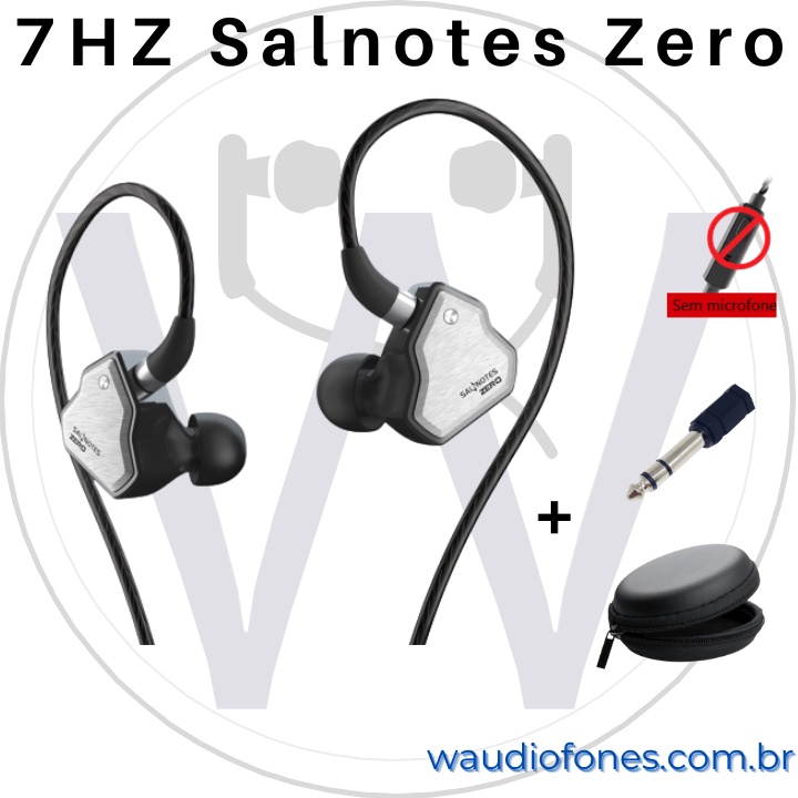 Fone profissional 7HZ Salnotes Zero + acessórios - Escorrega o Preço