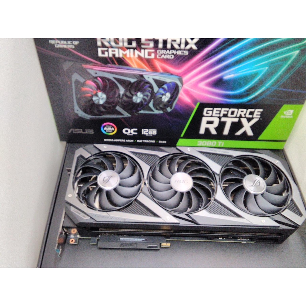 ASUS ROG Strix LC GeForce RTX 3080 Ti OC Edition 12GB GDDR6X Gaming Graphics... | Shopee Brasil