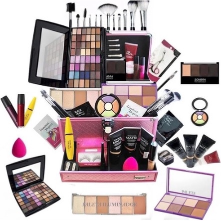 Kit Maquiagem Completo Three Love - Make Up - AS | Shopee Brasil