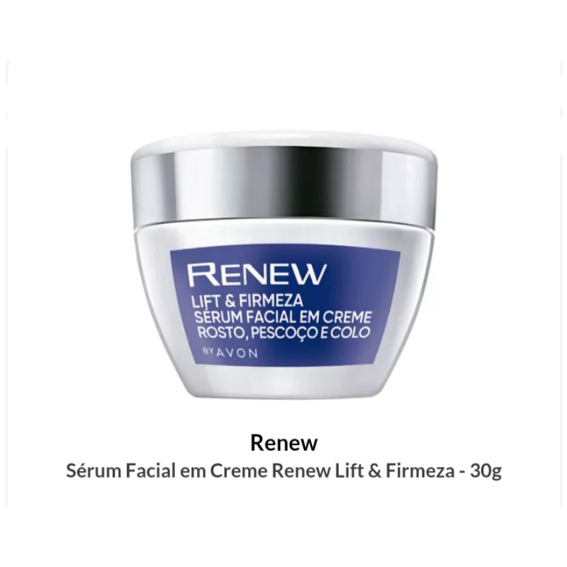 Sérum Facial em Creme Renew Lift & Firmeza - 30g Rosto, Pescoço e Colo ...