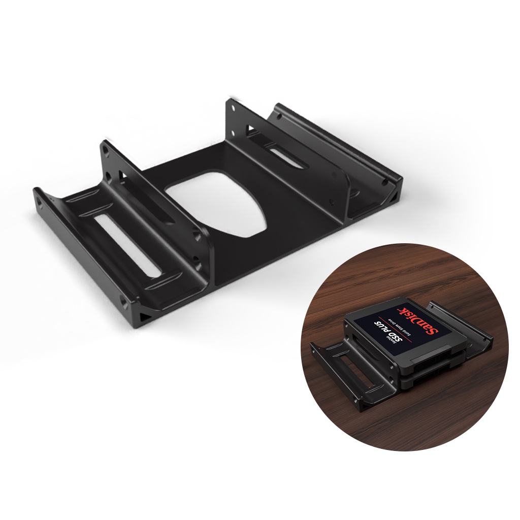 Suporte Adaptador Hd Ssd 2,5 Para 3,5 Servidores Desktop | Shopee Brasil