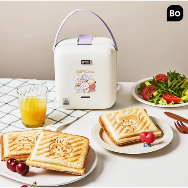 BTS BT21 Waffle and Sandwich Maker | 7 caracteres| Waffle and Sandwich ...