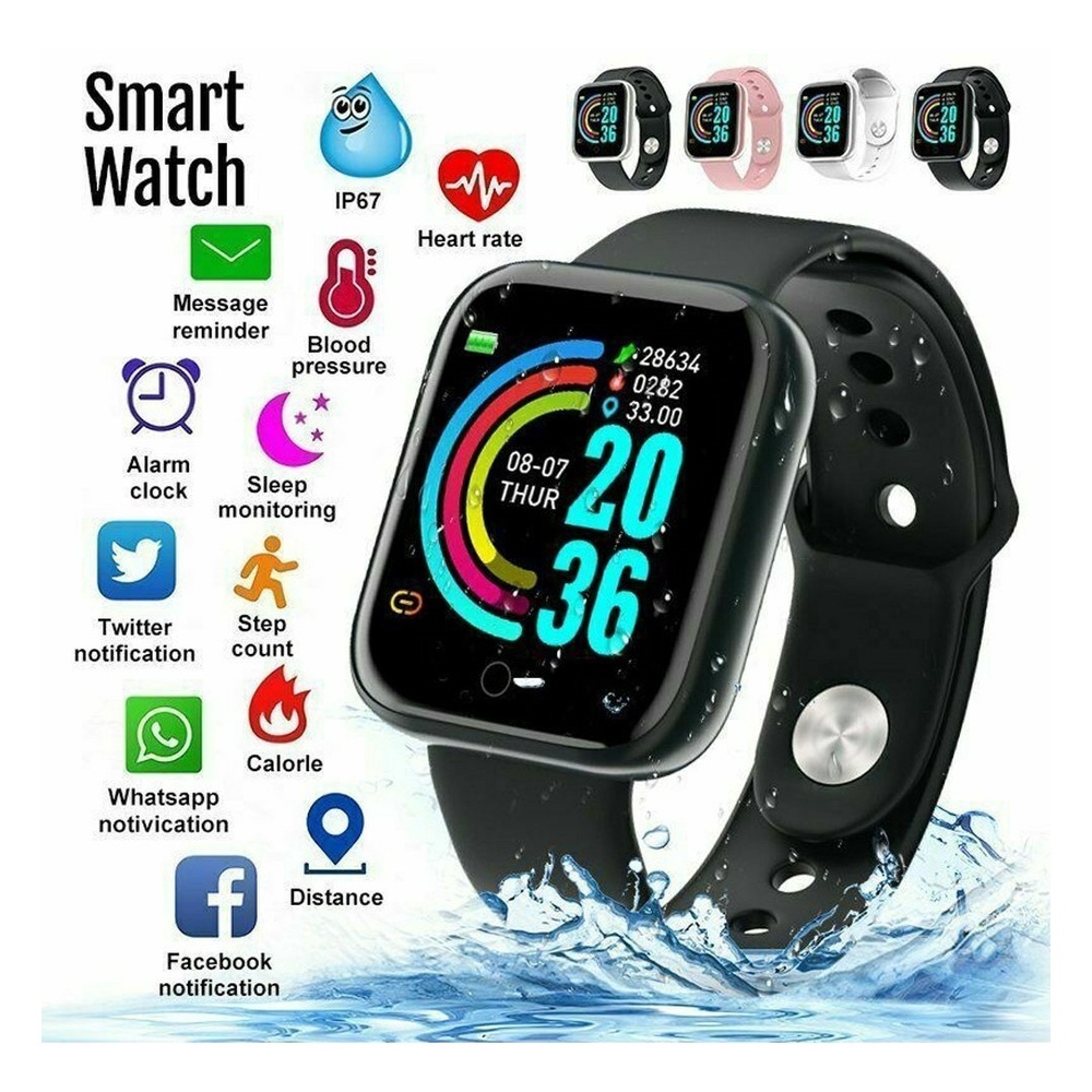 Relógio Smartwatch Android Ios Inteligente D20 Bluetooth - Escorrega o ...