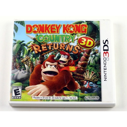 Donkey Kong Country Returns 3d Original Nintendo 3ds | Shopee Brasil