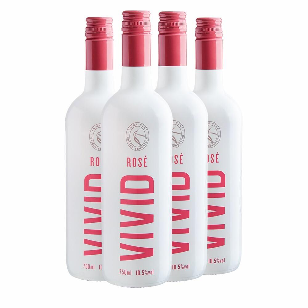 Kit Especial - 4 Vinhos Vivid Rose | Shopee Brasil