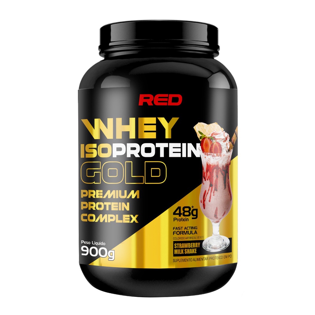 Whey Isoprotein Gold 900g - Red Series | Shopee Brasil