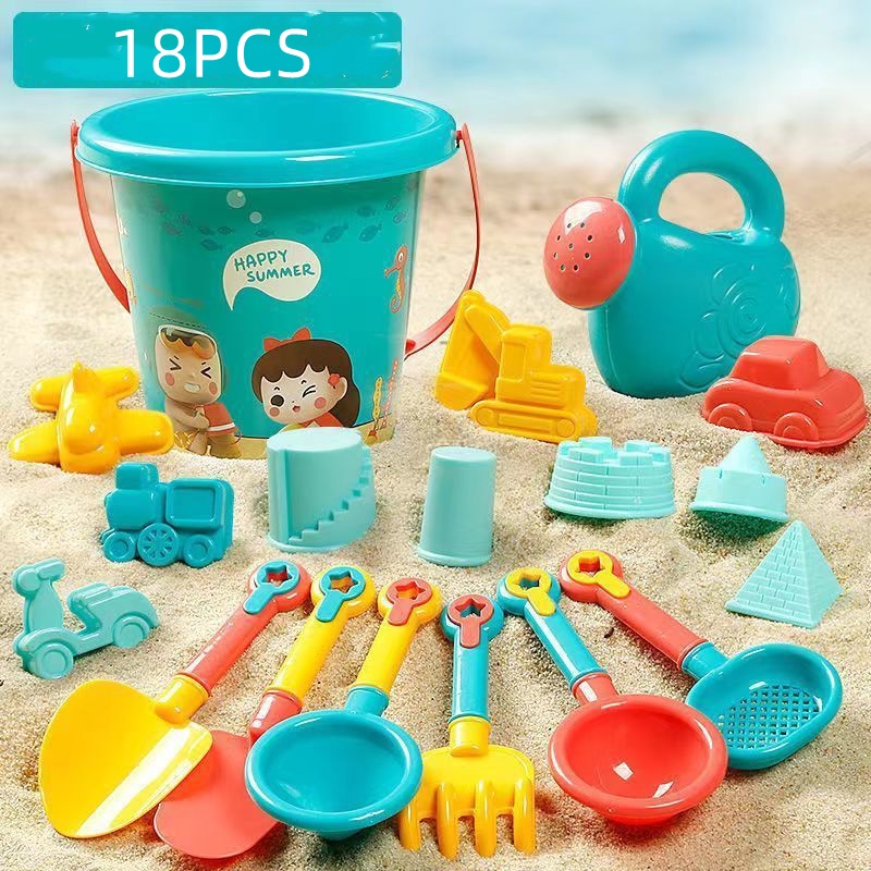 Beach Toys Sensory Bucket For Children Sand Parent-Interactive Water ...