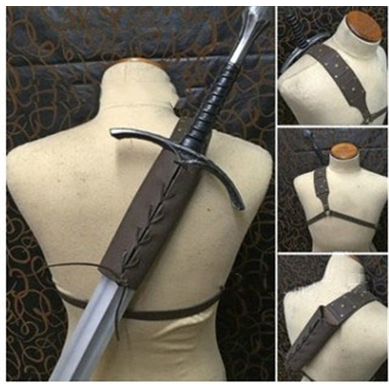 Cosplay Medieval Espada Homem Ombro Bainha Scabbard Frog Holder Adulto ...