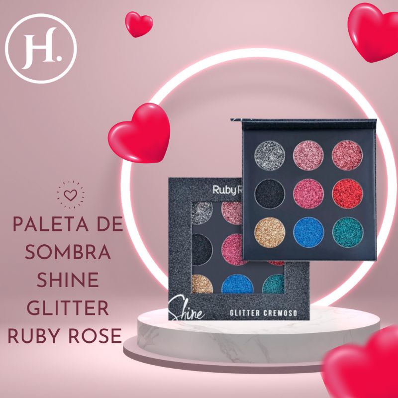 Paleta de Sombra Para Sobrancelhas Ruby Rose - Escorrega o Preço