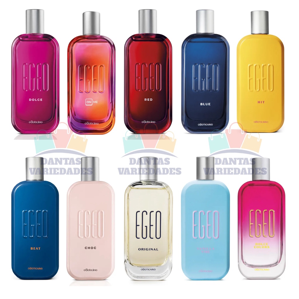 Colônia Egeo O Boticário 90ml TODOS OS MODELOS | Shopee Brasil