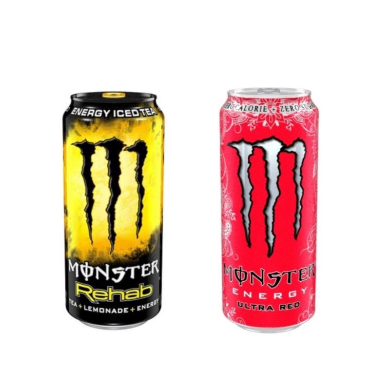 Lata Monster Energy Importado Ultra Red 500ml - Escorrega o Preço