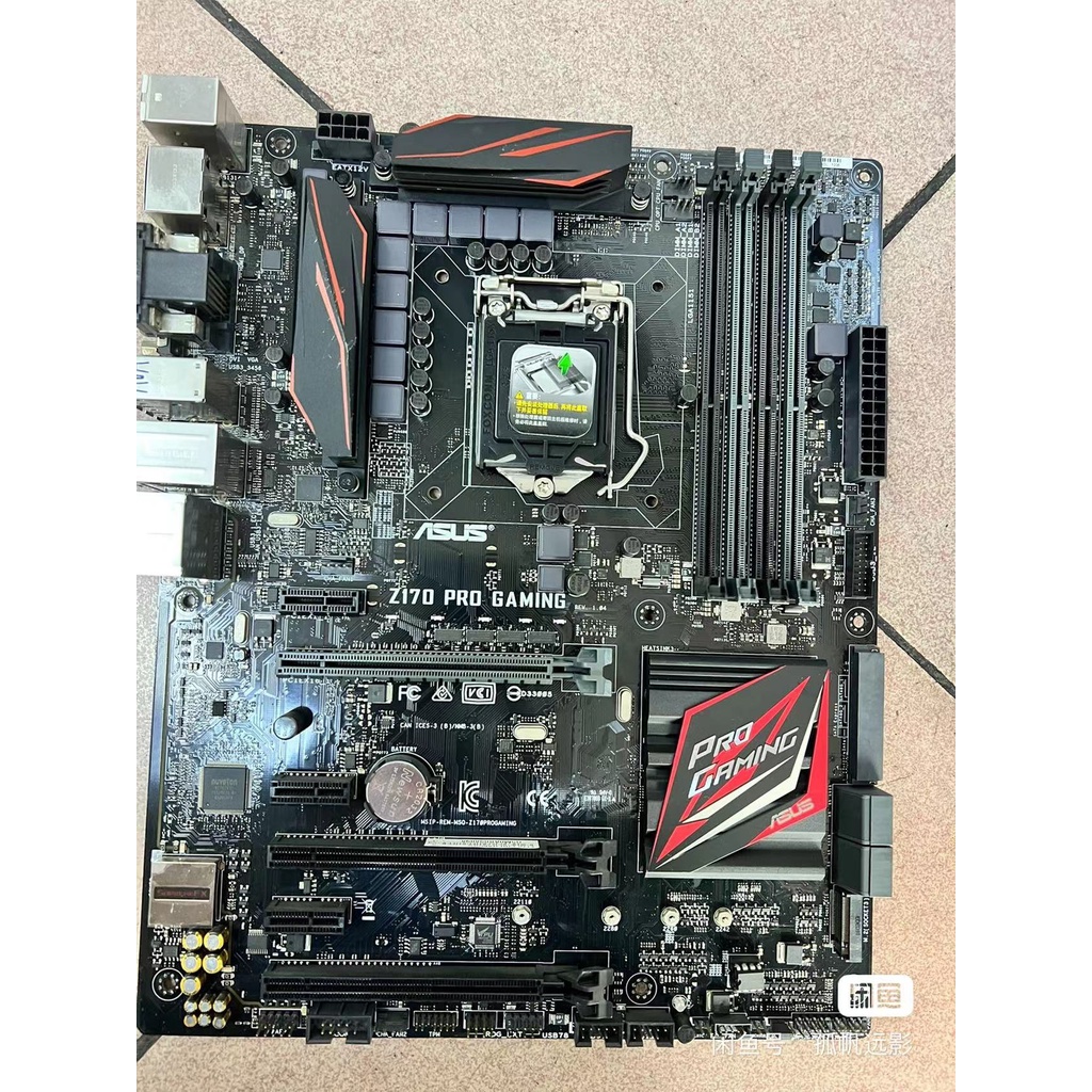 Placa-Mãe De Mesa ASUS Z170 PRO GAMING Para intel Z170 LGA1151 DDR4 PC Da Principal Usada ...