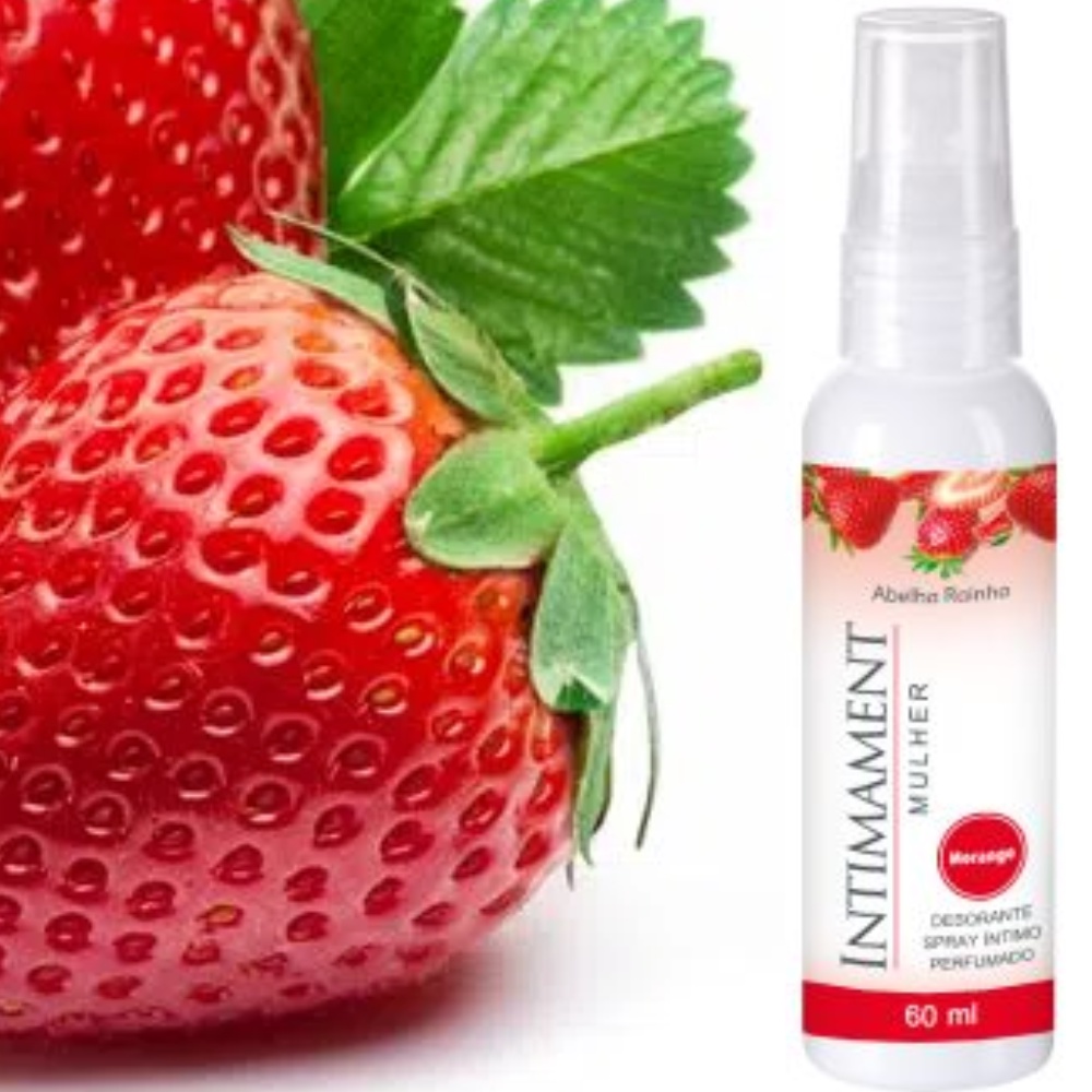 Desodorante Intimo Anti Odor Menstrual Perfume Morango Perfumado Partes ...