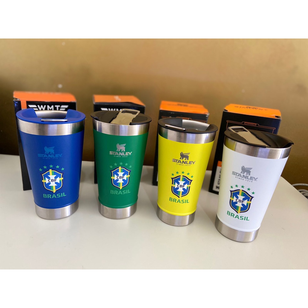 COPO TÉRMICO PERSONALIZADO SELEÇÃO BRASILEIRA (PRA COPA) | Shopee Brasil