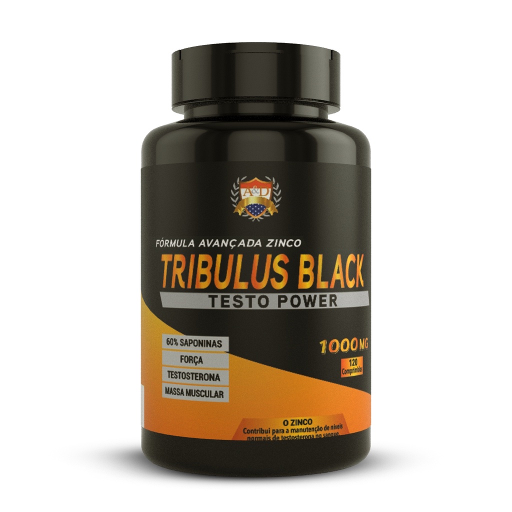 Tribulus Terrestris Black Testo Power com 60% de Saponinas - 1000mg 120 ...