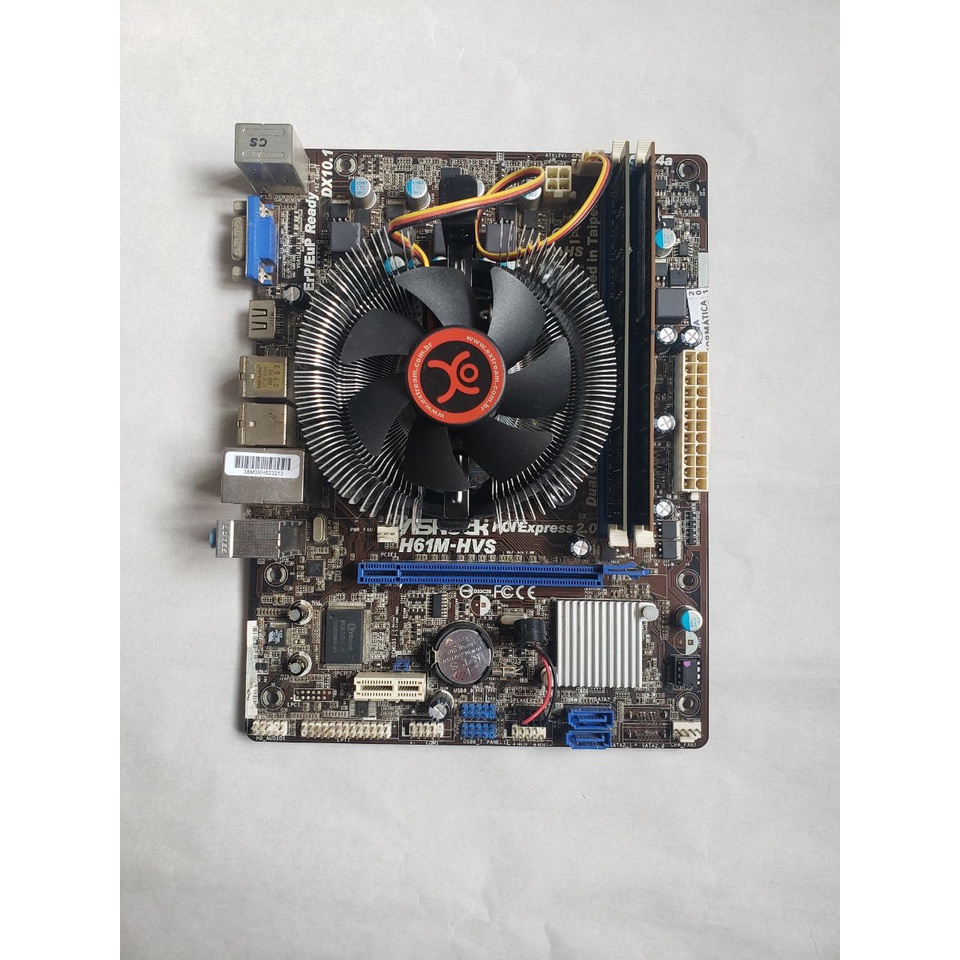 Kit Placa Mãe Asrock H61m-hvs I5-2500 3.30GHz 8gb | Shopee Brasil