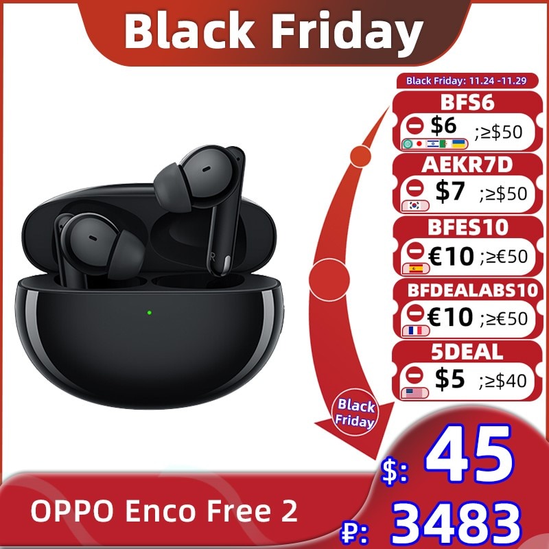 original OPPO ENCO Free 2 2i TWS Fone De Ouvido Sem Fio Bluetooth 5.2 ...