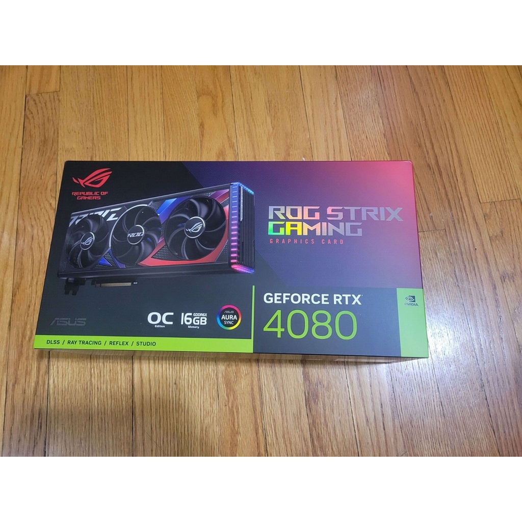 ASUS ROG STRIX NVIDIA GeForce RTX 4080 OC Edition 16gb GDDR6X Video ...