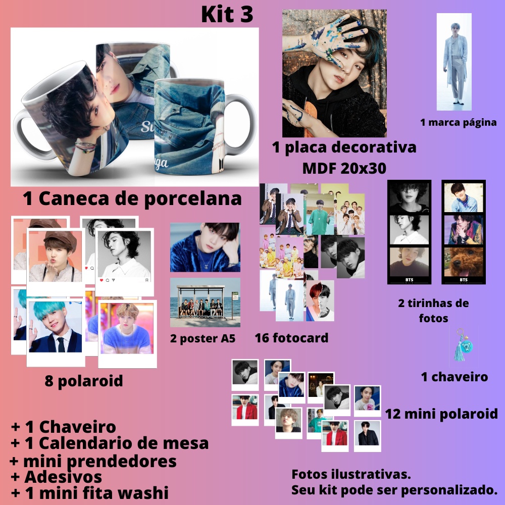 KIT BTS ARMY KPOP FANMADE | Shopee Brasil
