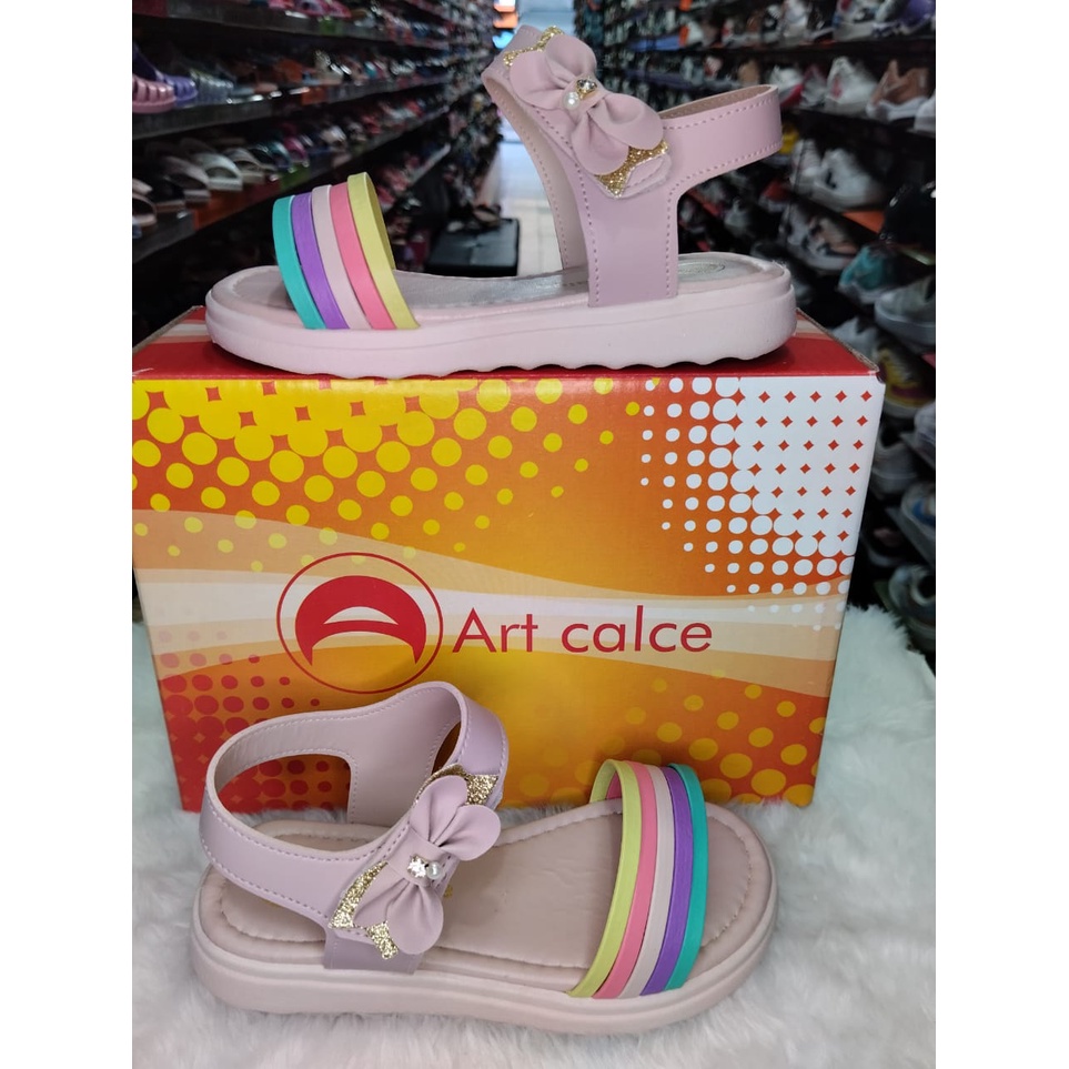 SANDALIA ART CALCE INFANTIL COLORIDA MENINAS | Shopee Brasil