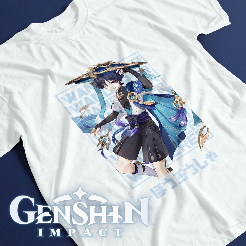 CAMISETA GENSHIN IMPACT WANDERER SCARAMOUCHE BALADEER UNISEX game geek ...
