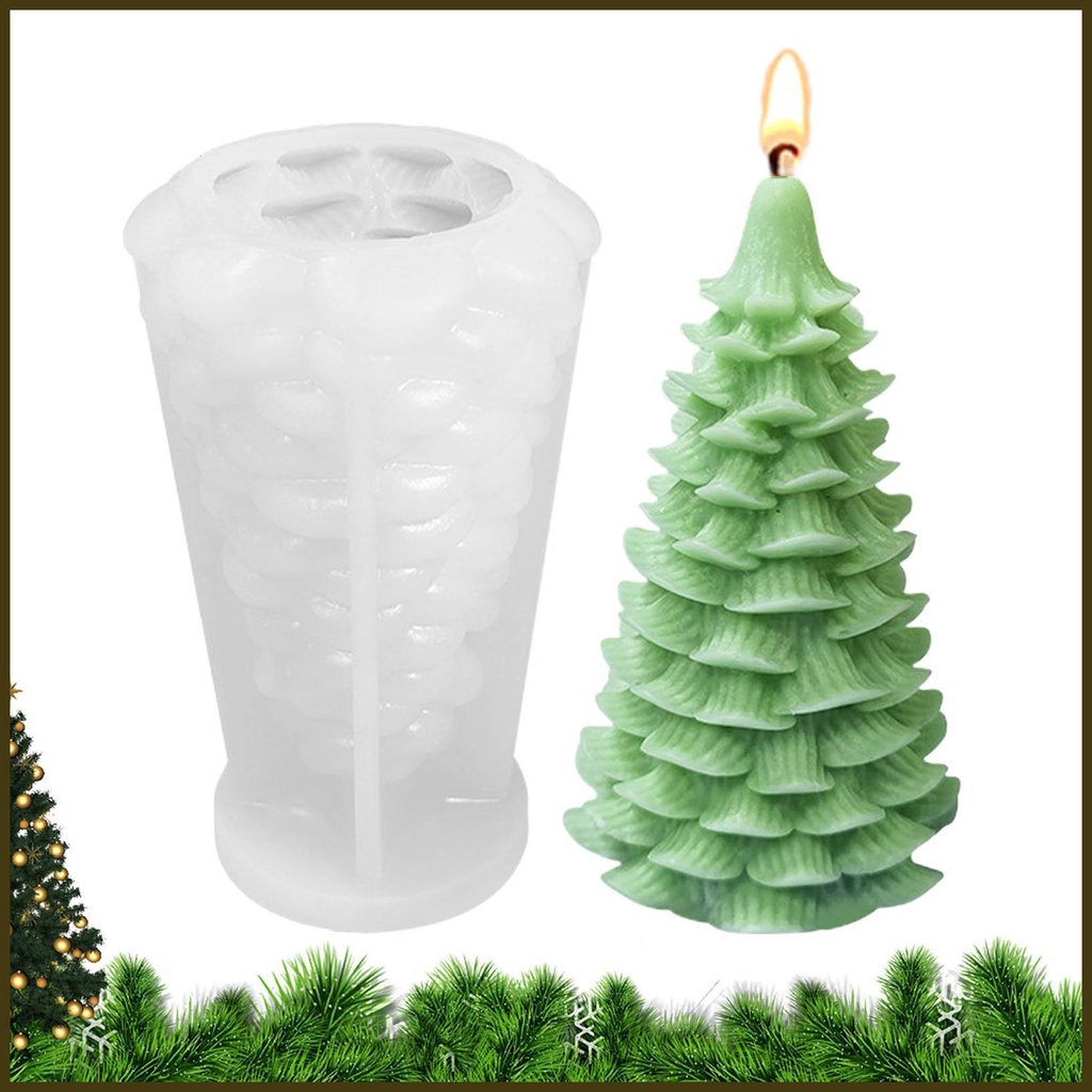 Moldes De Árvore De Natal Em Forma 3D Molde De Silicone Para Bolo ...