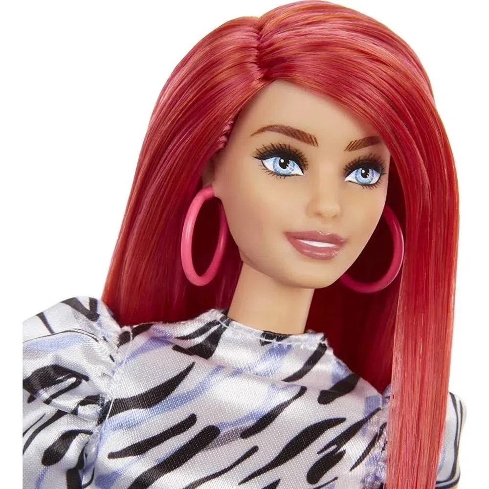 Boneca Barbie Fashionista 168 - Cabelo Vermelho / Ruiva - Original ...