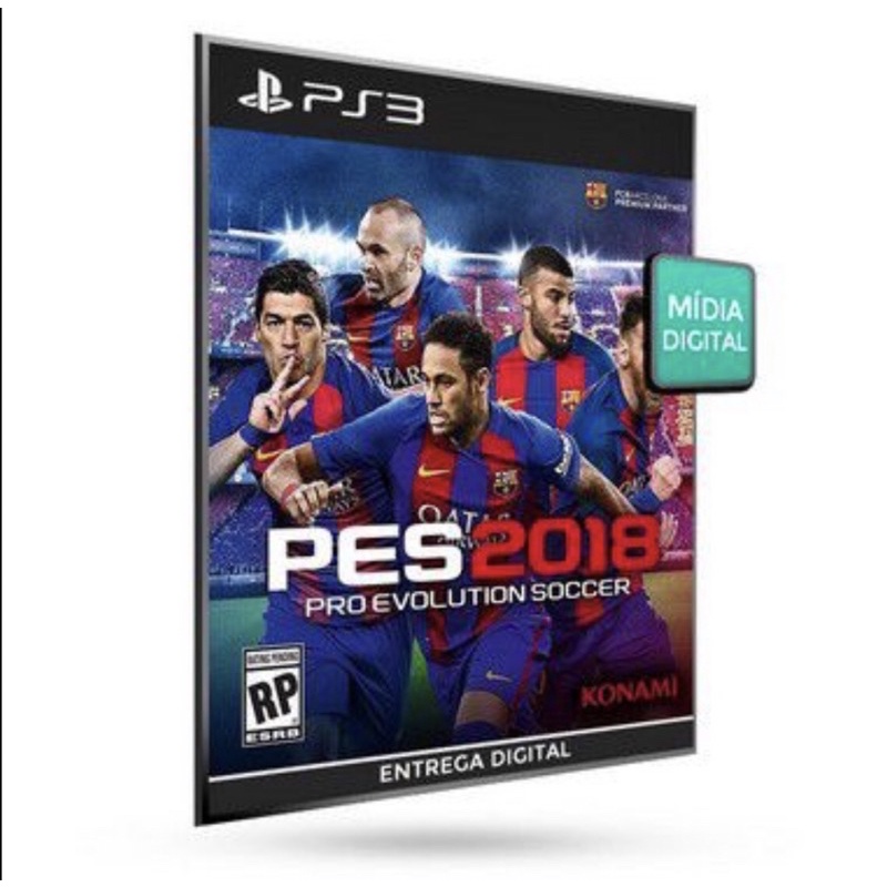 PES 2018 - Pro Evolution Soccer PS3 - Original com Garantia - Atacado ...
