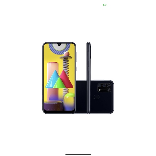 Samsung Galaxy M31 Dual SIM 128 GB preto 6 GB RAM | Shopee Brasil