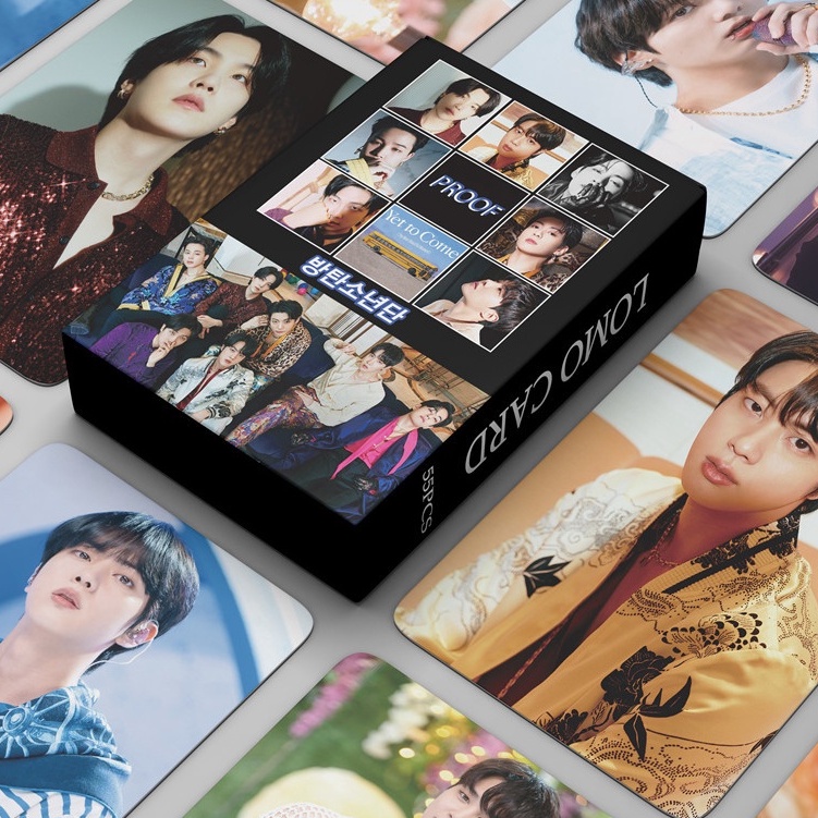 55pcs/set BTS Photocard 2022 SEASON GREETINGS BTS Postcards PROOF Yet to Come Butter 2022 FESTA ...
