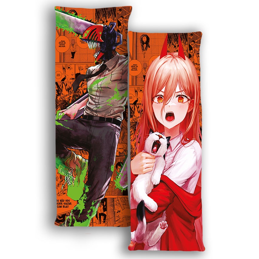 Almofada Mini Dakimakura Chainsaw Man Denji Power | Shopee Brasil Almofada Mini Dakimakura Chainsaw Man Denji Power | Shopee Brasil