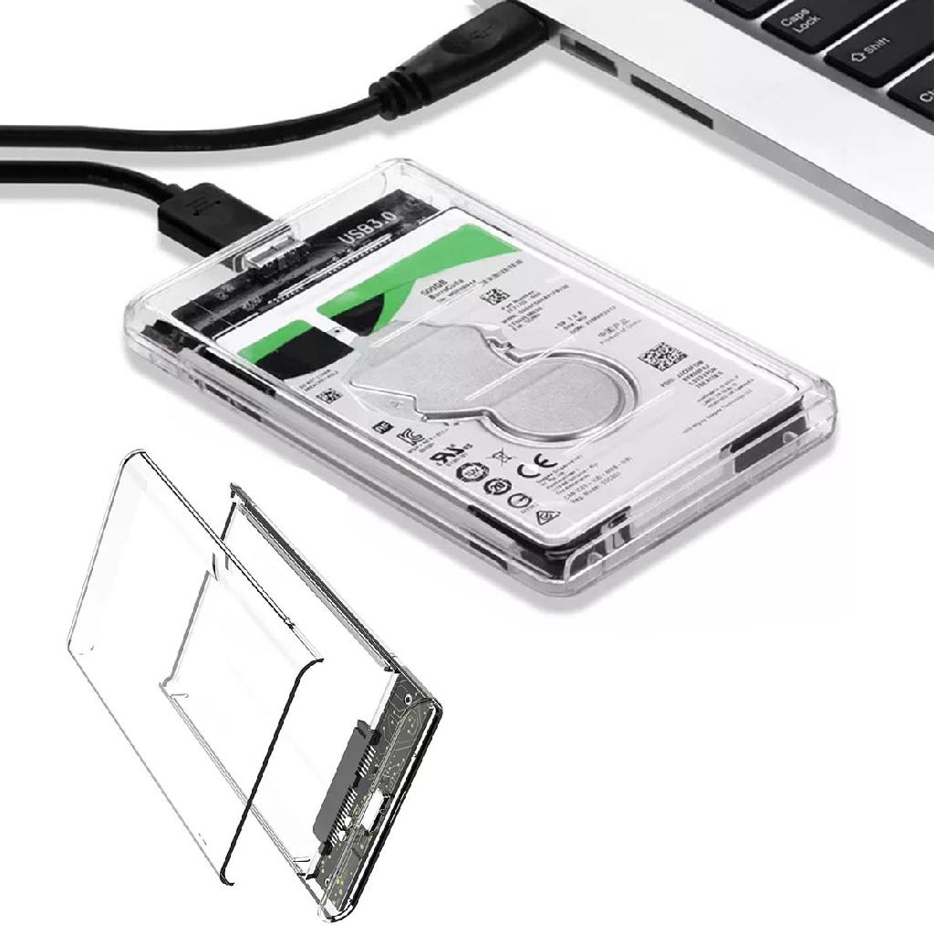 Case Transparente Para Hd Externo Usb Notebook Sata Protect | Shopee Brasil