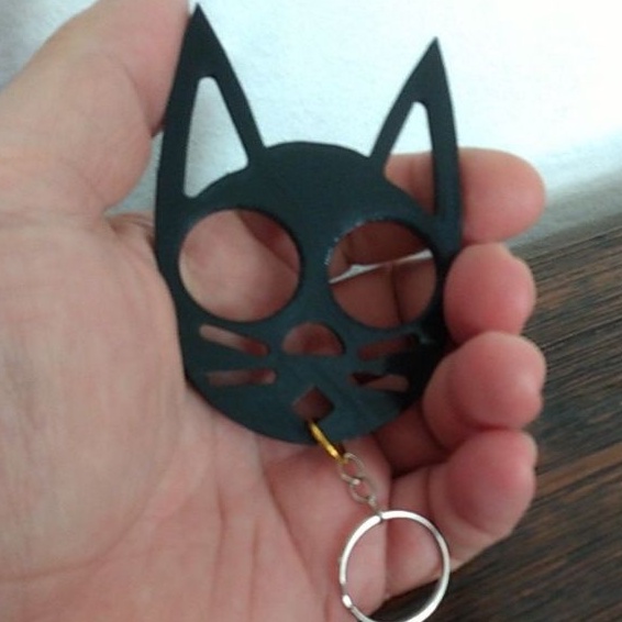Chaveiro Cat Auto Defesa Soqueira 3d | Shopee Brasil