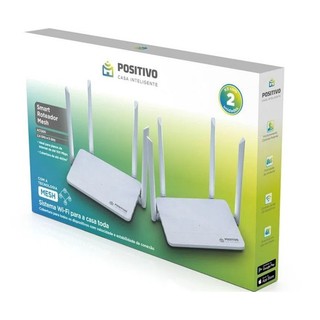 Kit Smart Roteador Mesh Positivo Ac1200 Sistema Wifi rede | Shopee Brasil
