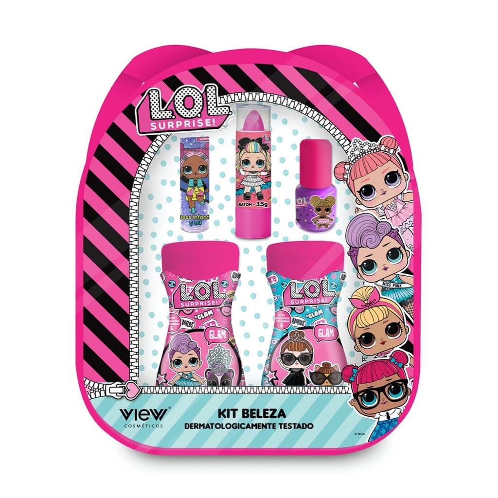 Kit Maquiagem Beleza Infantil Lol Surprise View Cosmeticos | Shopee Brasil
