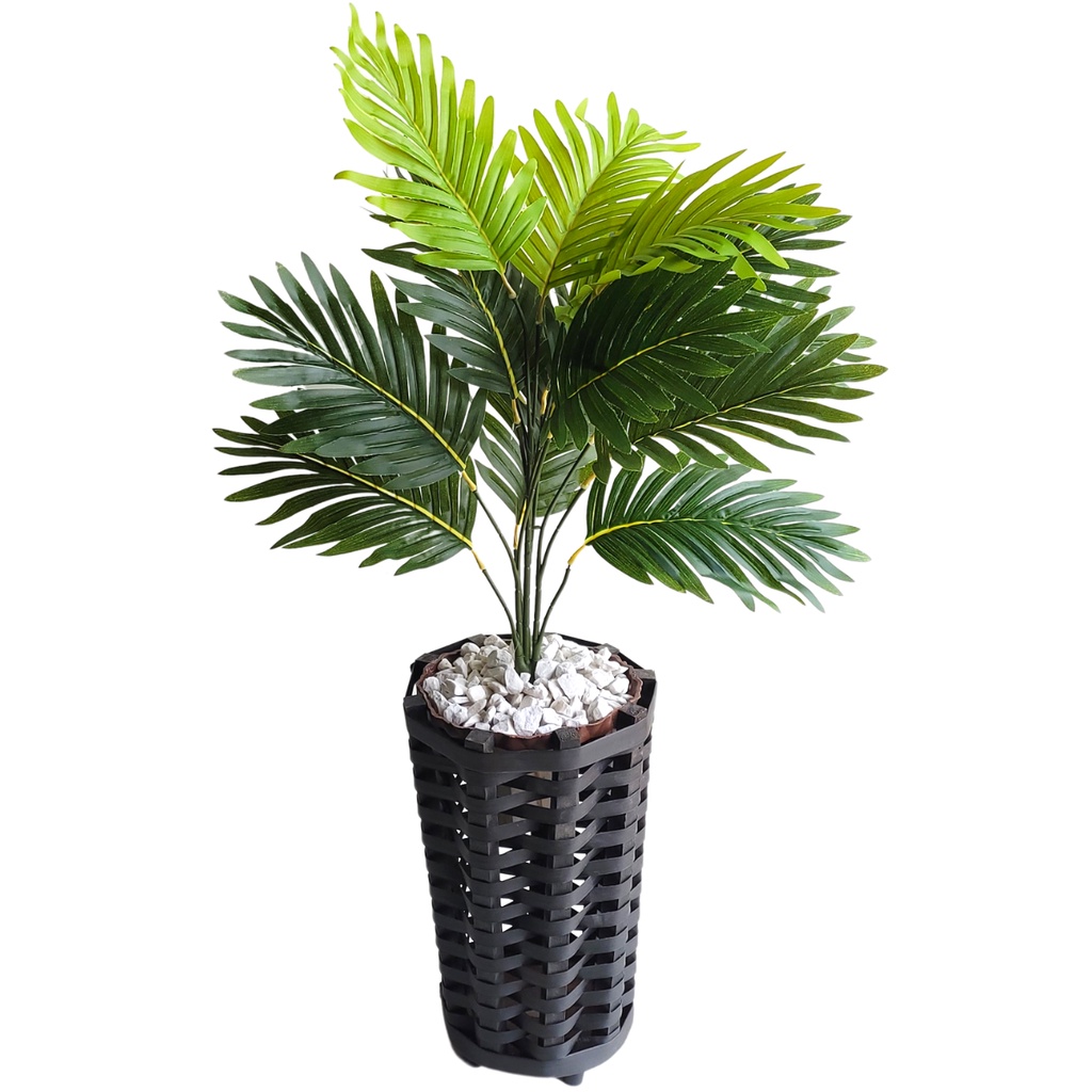 Planta Artificial Coqueiro E Vaso Enfeite Quarto Casal Sala | Shopee Brasil