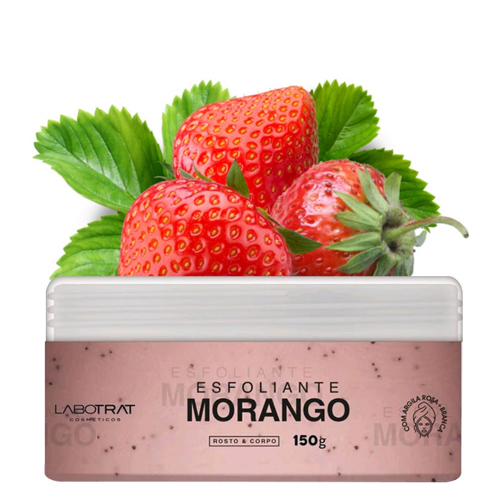 Esfoliante Corpo E Rosto Morango Labotrat 150g | Shopee Brasil