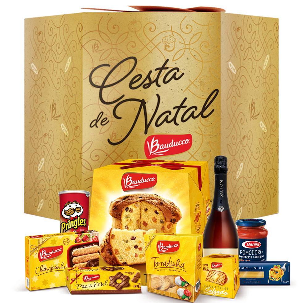 Cesta De Natal Bauducco Premium Shopee Brasil