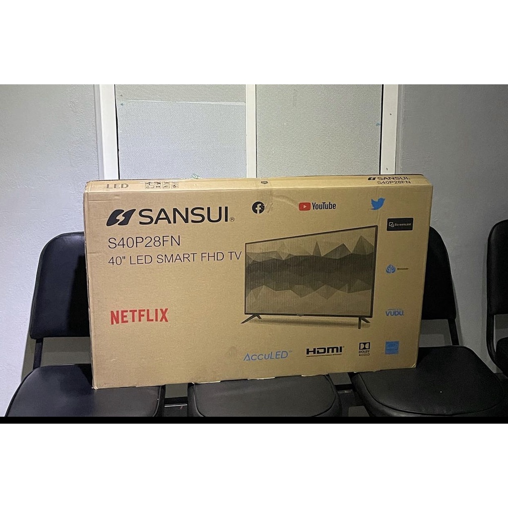 Brand New Sansui 40 inches FHD SMART TELEVISION | Shopee Brasil