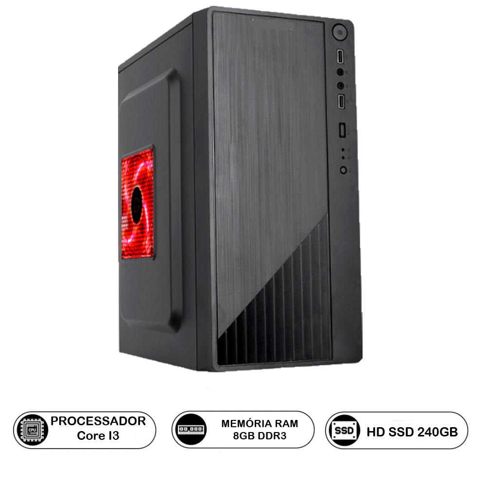 Computador Core i3 - 8GB RAM - HD SSD 240GB | Shopee Brasil