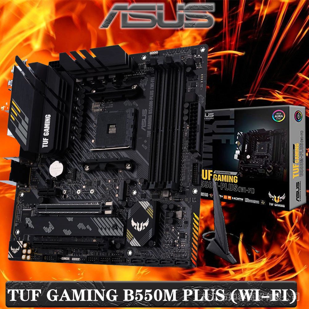 AM4 Asus Novo TUF Gaming B550M PLUS (WI-FI) 128GB DDR4 4866OC USB 3.2 ...