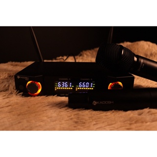 Microfone Kadosh K402M Profissional - Microfones Sem Fio Duplo Multifrequencia K402M K-402M ...
