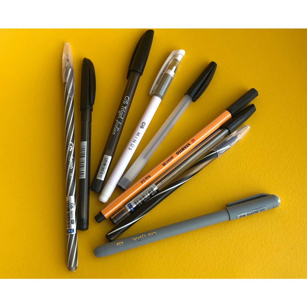 Kit Caneta Preta Volta as aulas Marcas Famosas | Shopee Brasil