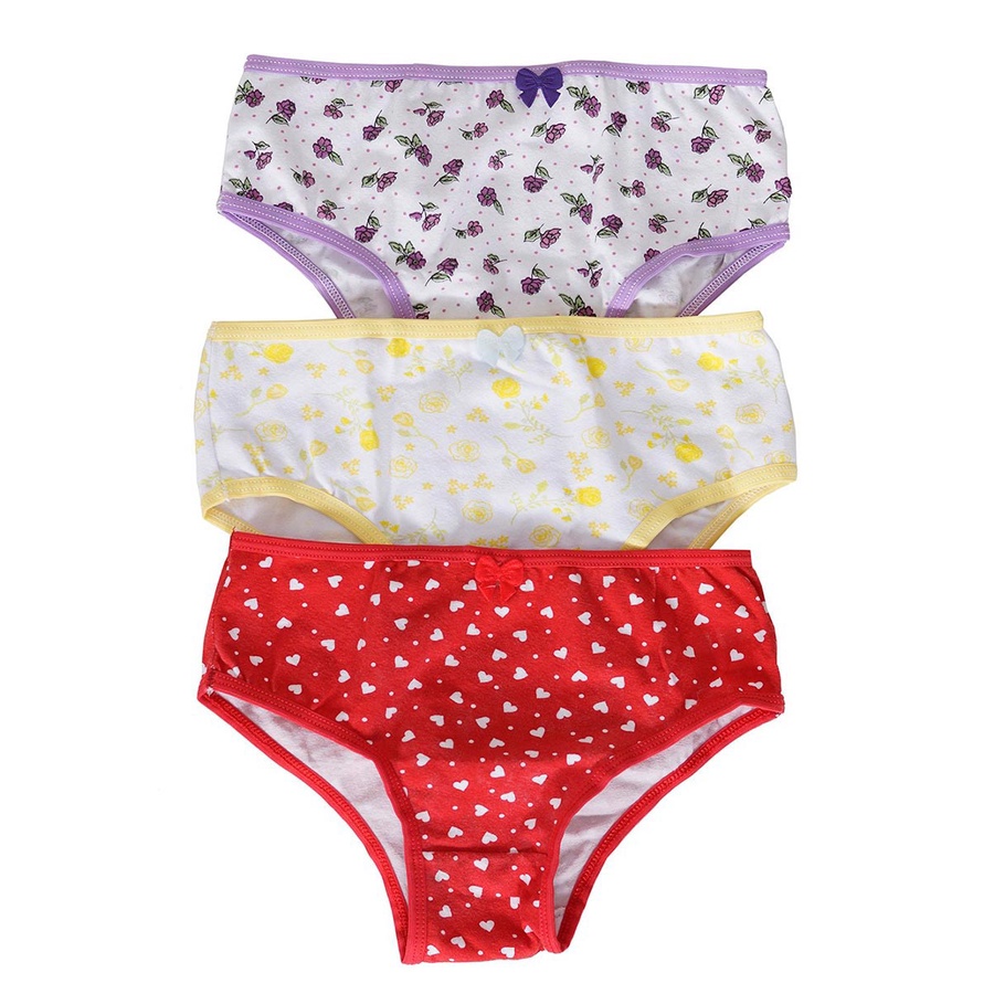 Kit Calcinha Infantil Conforto com 3 Peças | Shopee Brasil