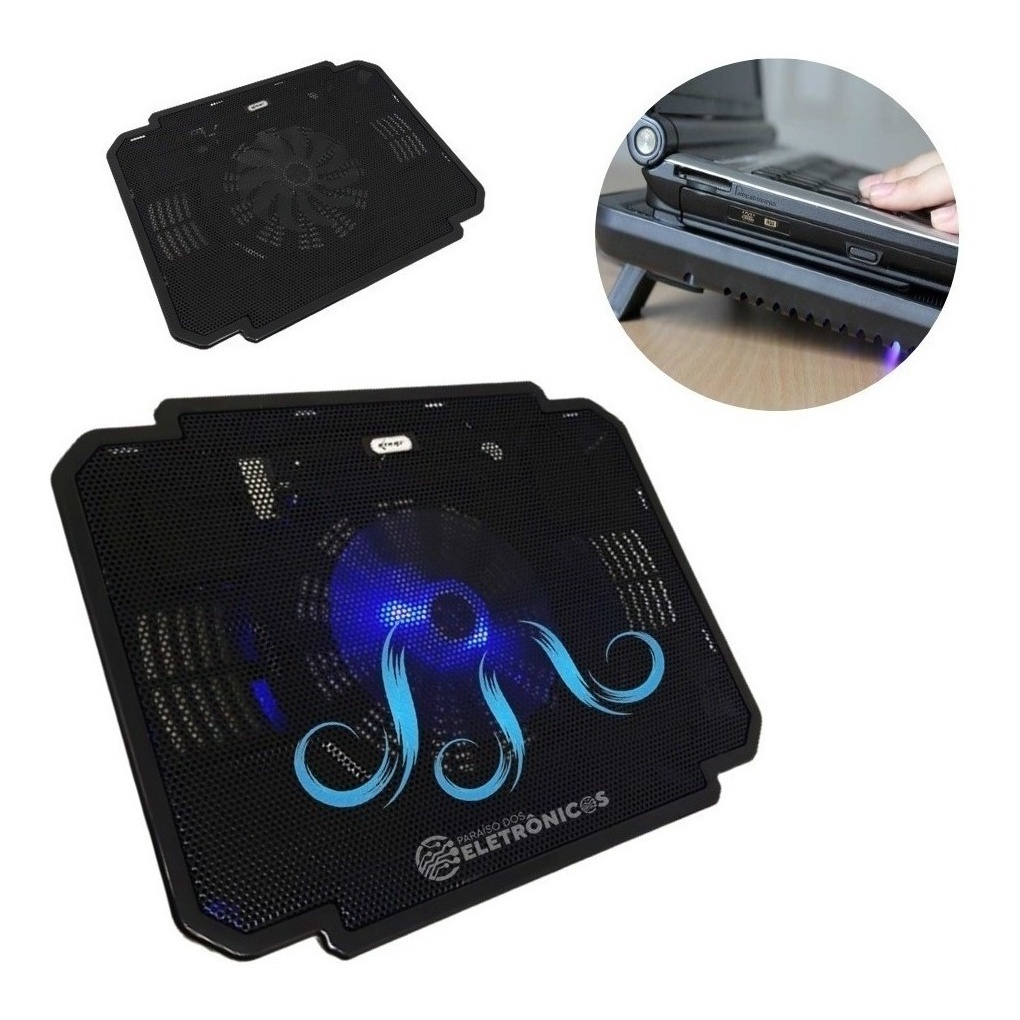 Base Cooler Suporte Notebook Universal Ate 17 | Shopee Brasil