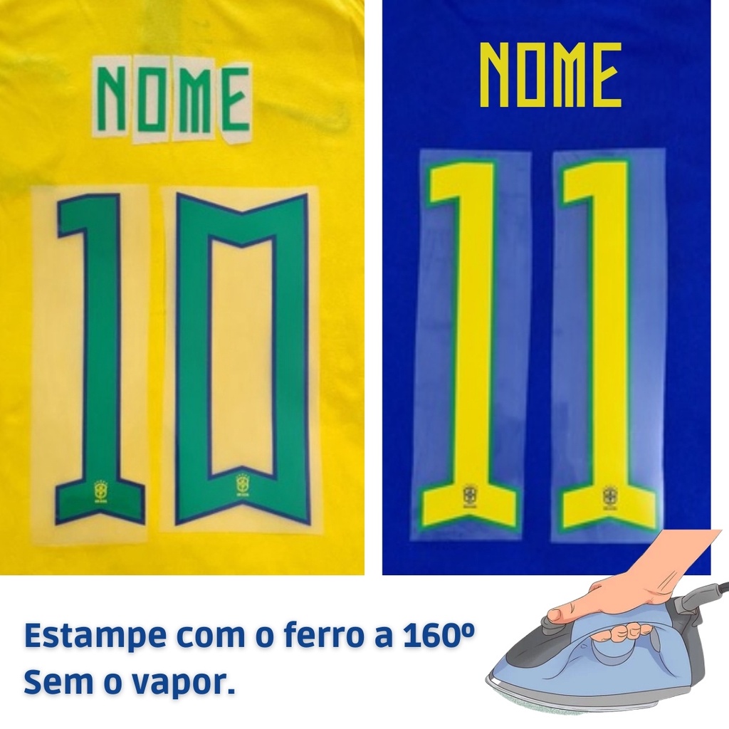 Kit Personalização Real Madrid Nome e Número Vinícius Jr Vini 20 ...