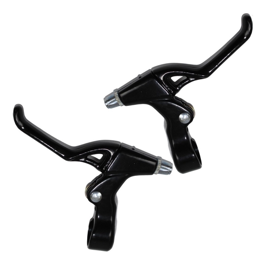 Manete Freio A Disco V Brake Aluminio Preto Bicicleta Bike Aro 20 24 26 ...