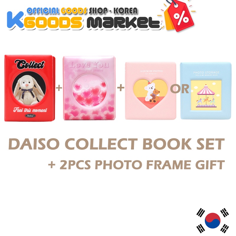 Daiso Korea Collect Book Set 3EA 1SET | Shopee Brasil